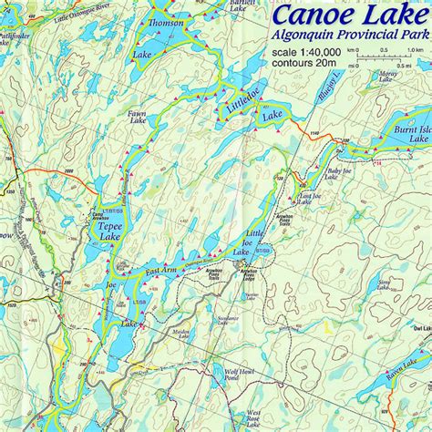 Algonquin Park Canoe Map Download At Shawna Kovacs Blog
