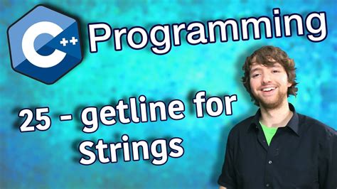 C Programming Tutorial 25 Getline For Strings Youtube