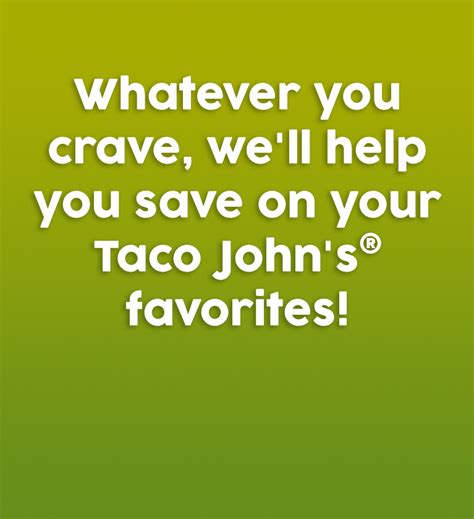 Taco Johns Original Tacos Burritos Potato Olés® And More
