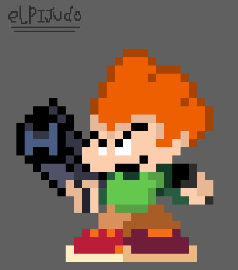 Pico Pixelated But In My Style By Elpijudo On Deviantart