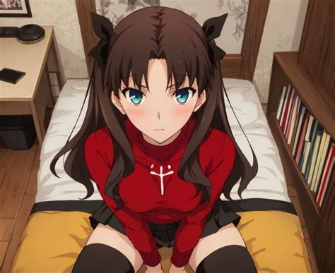 Rin Tohsaka On X Cute Anime Character Fate Stay Night Anime Fate