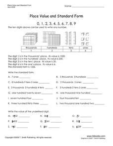Math Numbers Operations Place Value Common Core State
