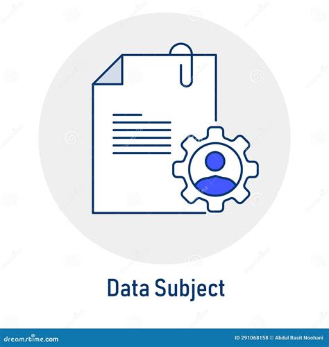 Data Subject Rights Gdpr Icon Individual Control Gdpr Privacy Rights Symbol Data Control