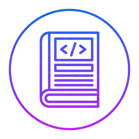 premium vector coding book vector illustration