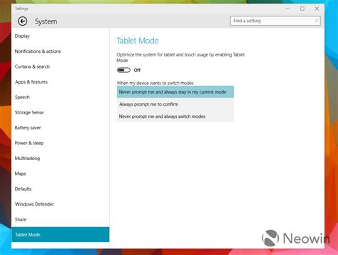 Windows Microsoft Streamlines Switching Between Desktop And Tablet Mode Neowin