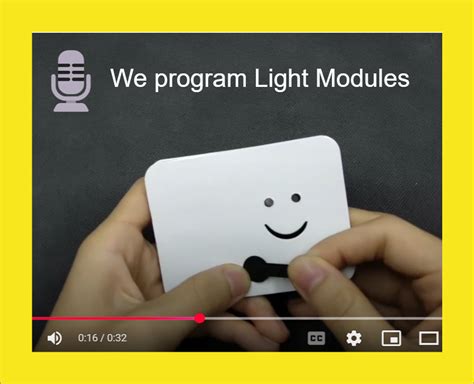 Light Sensor Sound Module For Greeting And Video Cards Media Card Creations