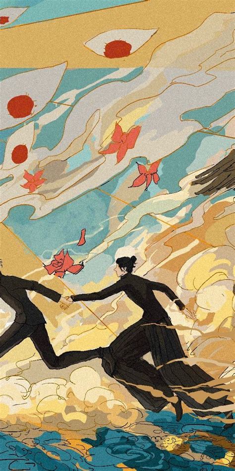 Обои на рабочий стол Аниме Школьная Форма Черные Волосы Седые Волосы Сатору Годжо