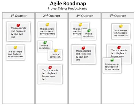 Free Editable Agile Roadmap Powerpoint Template Printable Templates Free Power Point Template