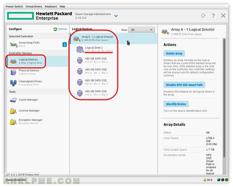 Smart Array P440 Create Raid 5 Using Smart Storage Administrator