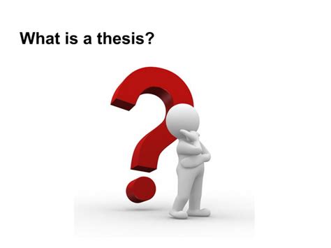 Thesis Statement Ppt