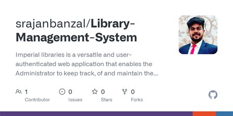 Github Srajanbanzal Library Management System Imperial Libraries Is A Versatile And User