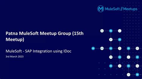 MuleSoft SAP Integration Using IDocs PPT
