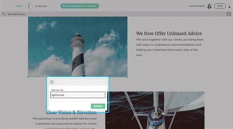 adding alt text to images in elementor themewaves