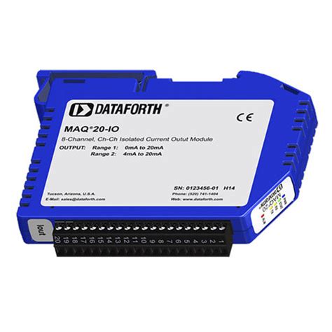 Analog Outputs Signal Conditioning Module Maq20 Io Dataforth