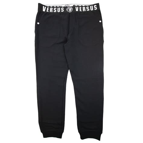 Versace Versus Versus Bang Logo Joggers Black Men From Onu Uk