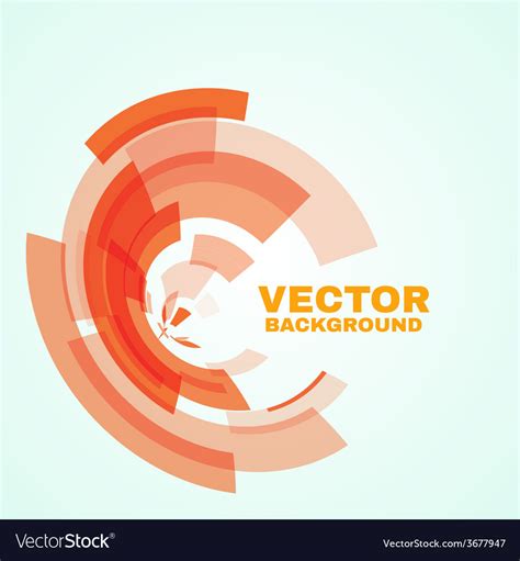 Abstract Technology Circle Royalty Free Vector Image