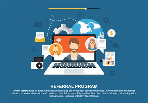 Concept For Referral Program Vector 161135 Vector Art At Vecteezy