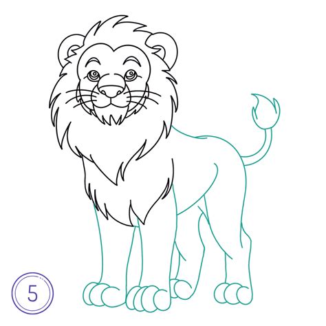 Cómo Dibujar Un León Paso A Paso Cómo Mimi Panda