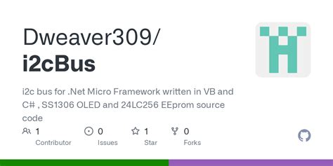 Github Dweaver309i2cbus I2c Bus For Net Micro Framework Written In