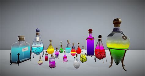 Potions And Volumetric Liquid 3d Props Unity Asset Store