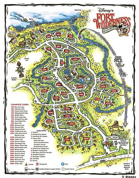 Cabin At Fort Wilderness Map Number Trip Report The Cabins At
