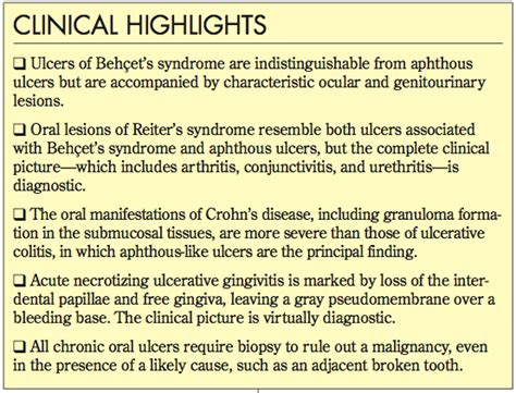 Punctate Oral Erosions Self Limited “sore”—or Something More Serious Consultant360