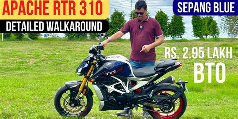 Tvs Apache Rtr 310 Sepang Blue Explained All High Tech Features