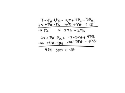 solved the demand equations for related products a and b are given by qa 22 √ pb pa and qb