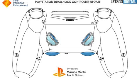 PS5 Controller Patent Potentially Explains DualShock 4 S Back Button Attachment Push Square