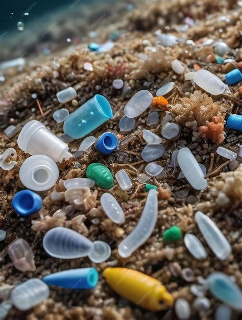 Premium Photo Microplastic Pollution On The Seabed With Microplastics