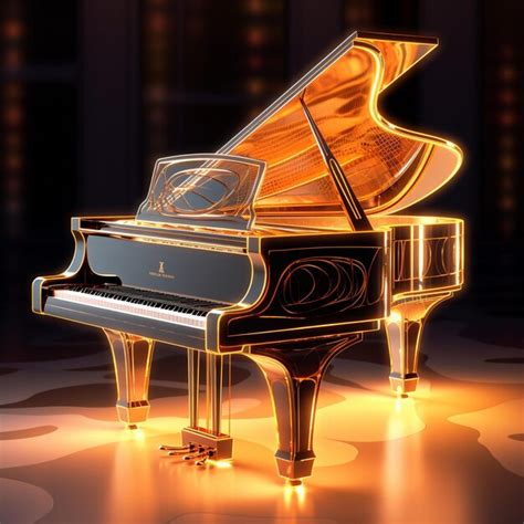 Premium Ai Image Colorful Piano Mashup Art