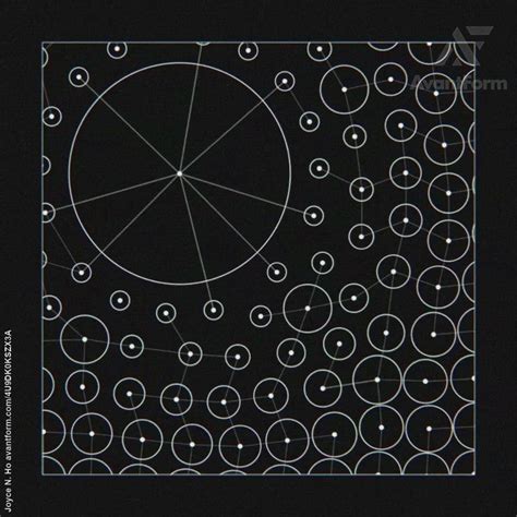 Dynamic Circle Grid Affected By Gravity Video Motion Graphics Design Science Illustration