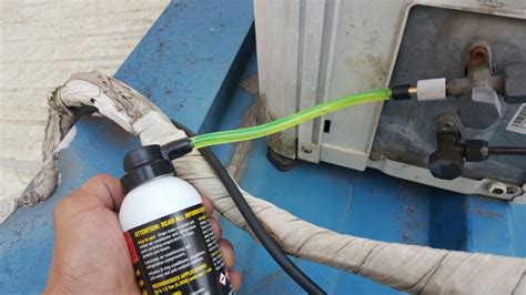 에어컨설치 냉매가스누설차단제 테스트 네이버 블로그