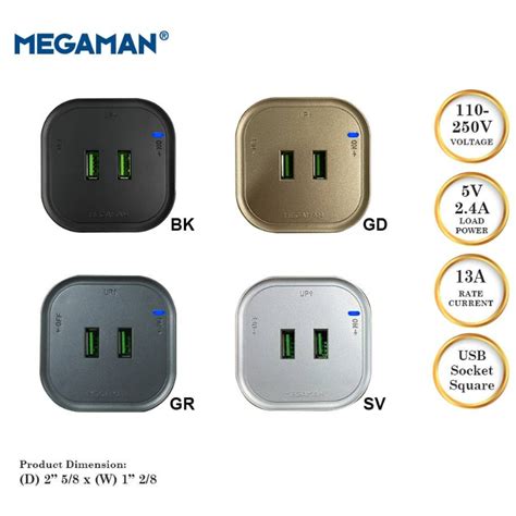 [sirim] Megaman Power Track Socket Switchreccesed Surface 60cm 80cm 100cm With Universal 13a