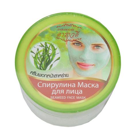 Маска для лица со спирулиной Darawadee Spirulina facial mask ⋆ ThaiMarket