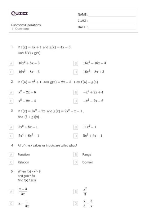 50 Math Worksheets For 10th Grade On Quizizz Free And Printable