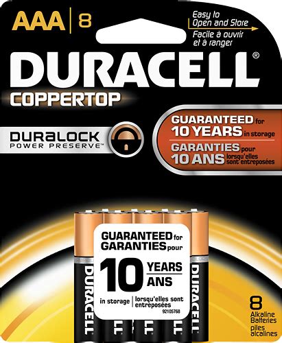 Duracell Aaa Batteries Pack Mn B Z Best Buy