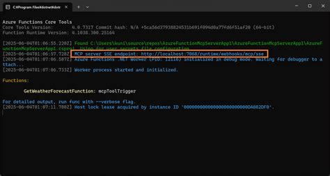 Mcp C Sdkを使用してmcpサーバー（azure Functions）を作成、github Copilotから動作を確認してみる