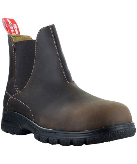 Mellow Walk Womens Maddy Composite Toe Composite Plate Pull On 6 Inch Work Boot Marks
