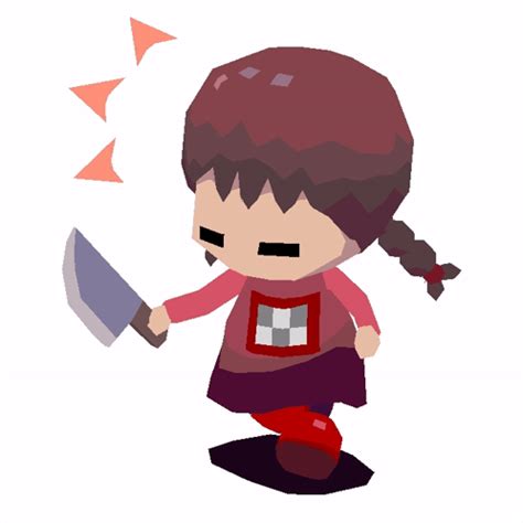 Yume Nikki Madotsuki Sticker Yume Nikki Madotsuki Knife Discover Share Gifs