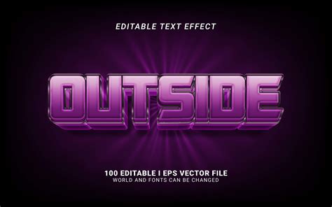 outside text effect graphic by sugarv creative · creative fabrica