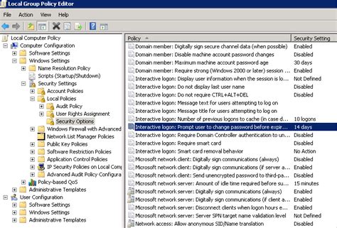 how to set active directory password expiration notification
