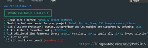 Vue Cli30和cli20的区别及项目的搭建cli Cli Csdn博客