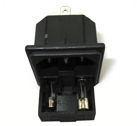 En60320 C14 Panel Fuseholder Double Fuse Sockets Socket Organizer Trays And Pop Socket 3d