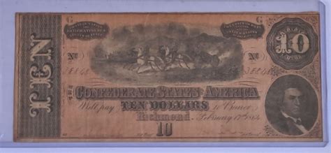 10dolarów 1864rthe Confederate States America Kolbuszowa • Olxpl