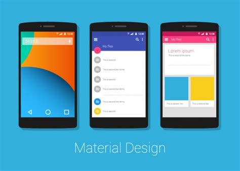 Update für Googles Material Design