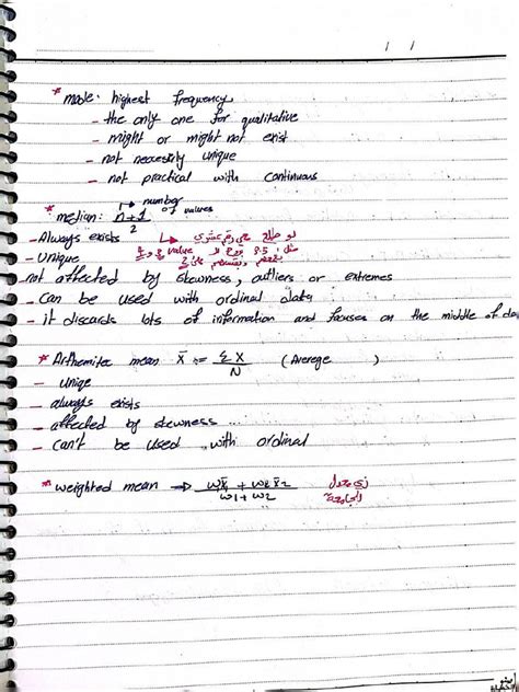 Biostatistics Summary Pdf