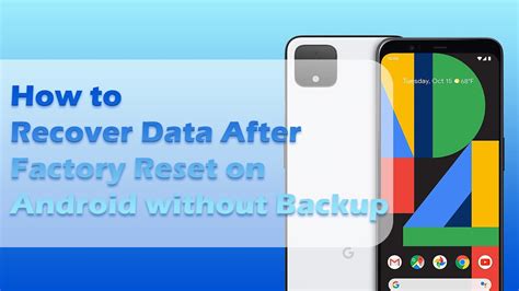 how to recover data after factory reset on android without backup youtube
