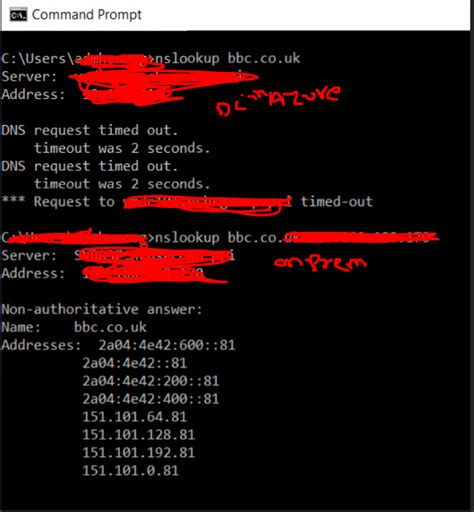 dns not resolving to externally when using the dcs in azure cloud computing and saas