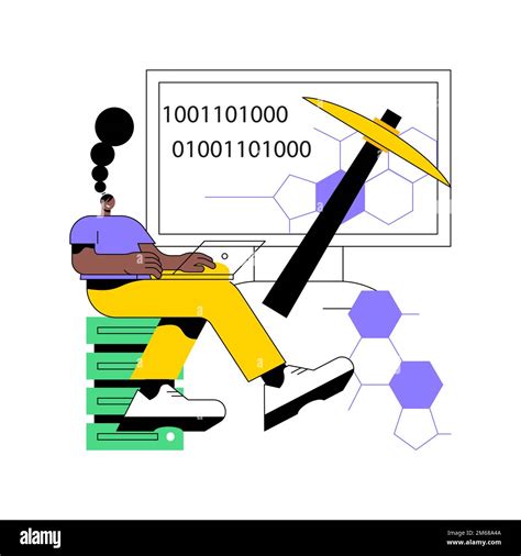 Data Mining Abstract Concept Vector Illustration Data Examination